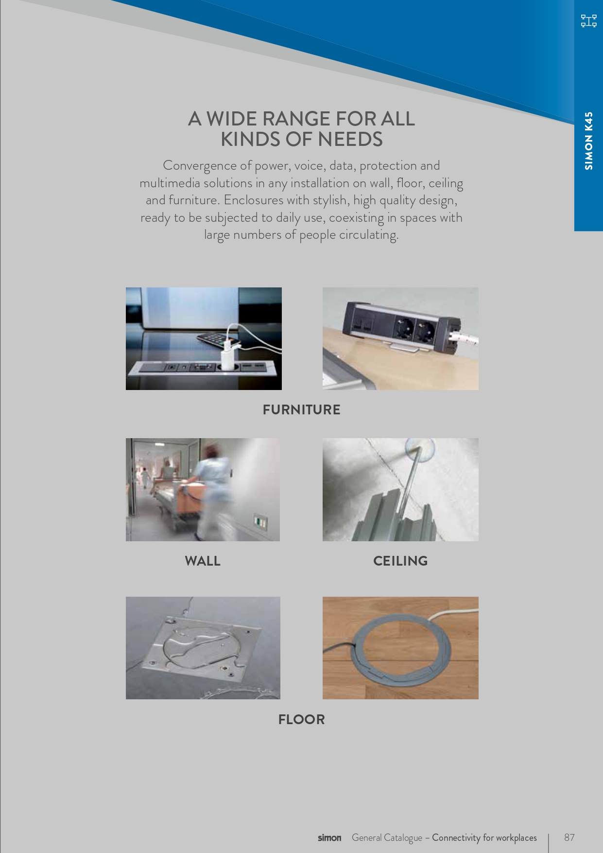 Catalogue: Connectivity for workplaces